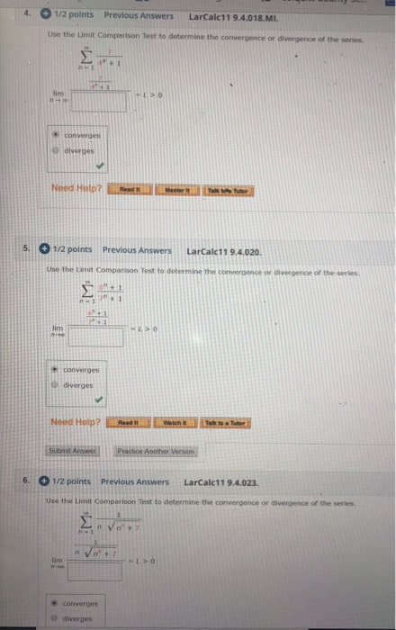 Solved 1. 2/3 points LarCalc11 9.4.006. Previous Answers Use | Chegg.com Solved 1. 2/3 points LarCalc11 9.4.006. Previous Answers Use | Chegg.com