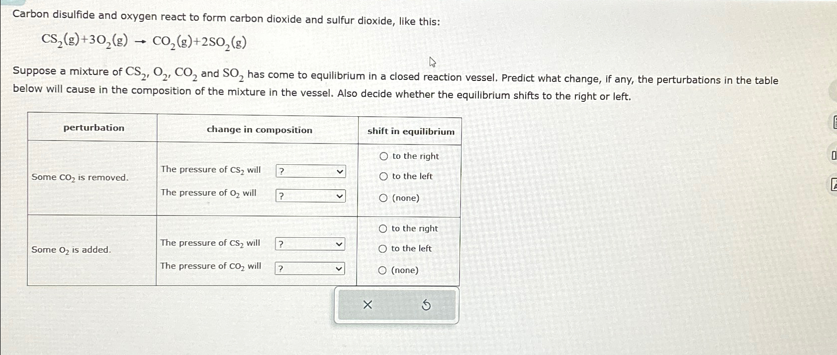 Solved Carbon disulfide and oxygen react to form carbon | Chegg.com