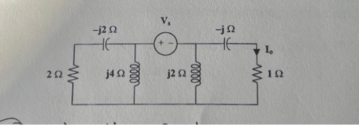 Solved Consider the circuit below and let the source voltage | Chegg.com