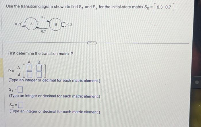 Solved Use the transition diagram shown to find S1 and S2 | Chegg.com
