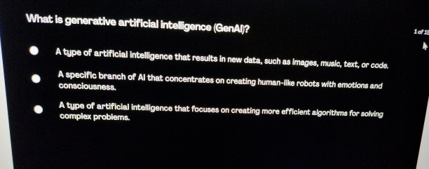 Solved What is generative artificial intelligence (GenA)?A | Chegg.com