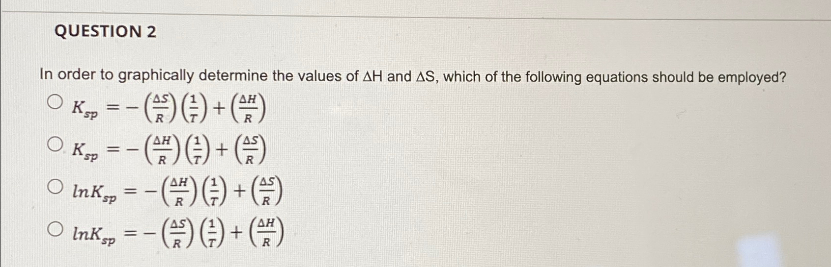 Solved QUESTION 2In order to graphically determine the | Chegg.com