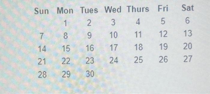 One of the dates of April in a certain year is | Chegg.com