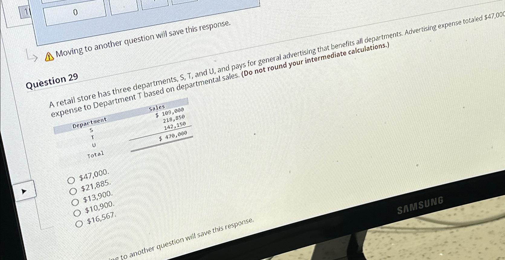 Solved 1\\n0\\nMoving to another question will save this | Chegg.com