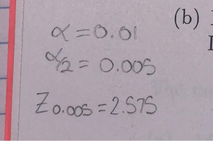 Solved all I would like to know is how 0.005 became 2.575 | Chegg.com