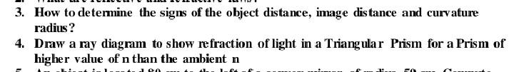 Solved How to determine the signs of the object distance, | Chegg.com