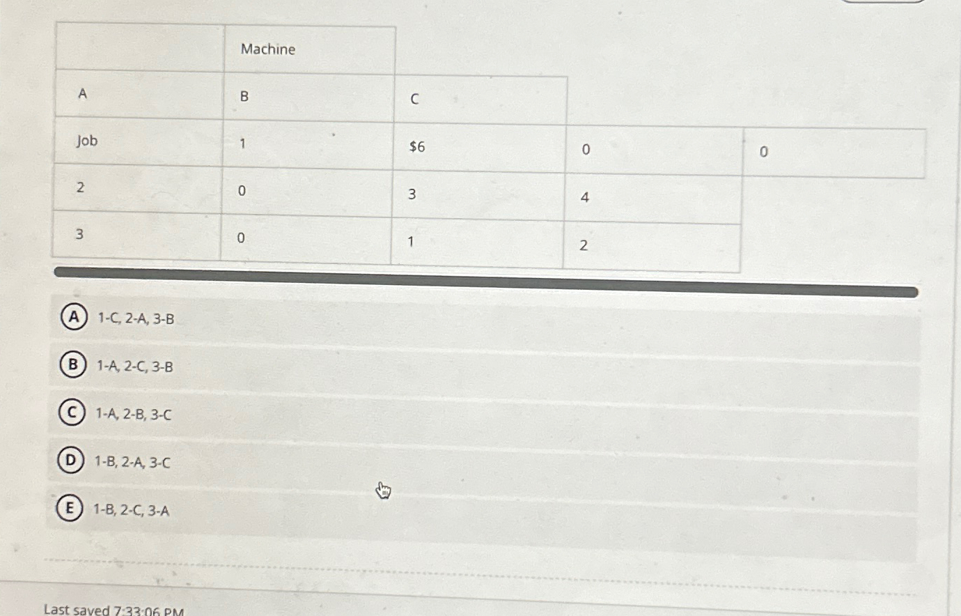 Solved 1-C, 2-A, 3-B1-A, 2-C, 3-B1-A, 2-B, 3-C1-B, 2-A, 3-C1 | Chegg.com