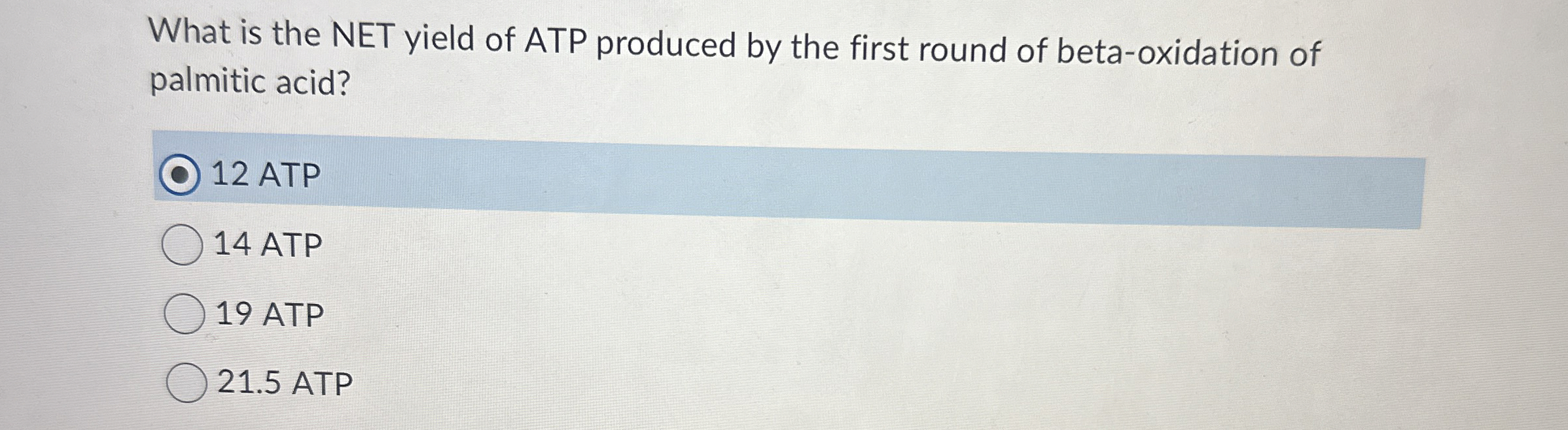 Solved What is the NET yield of ATP produced by the first | Chegg.com