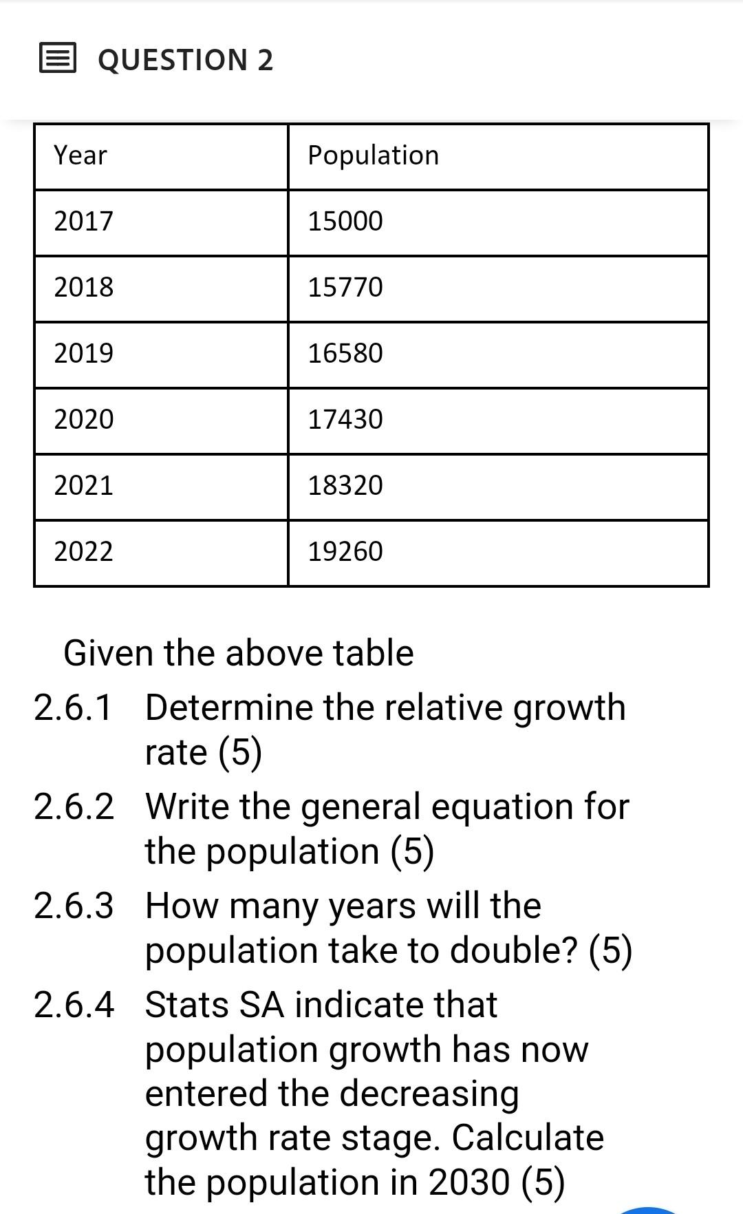 Solved Population forecasting is crucial for wastewater | Chegg.com