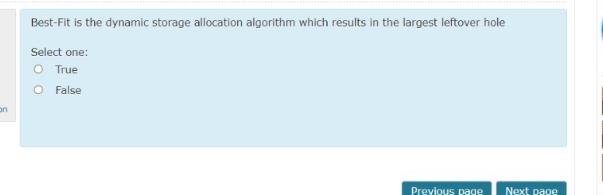Solved Best-Fit is the dynamic storage allocation algorithm | Chegg.com