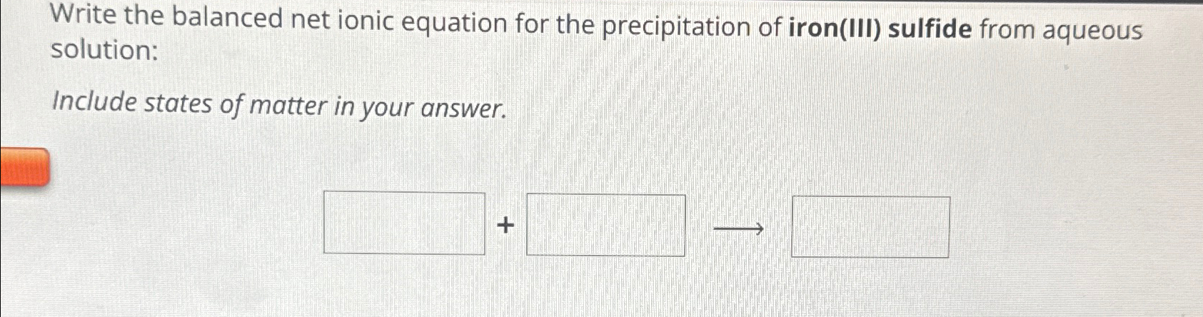 Solved Write the balanced net ionic equation for the | Chegg.com