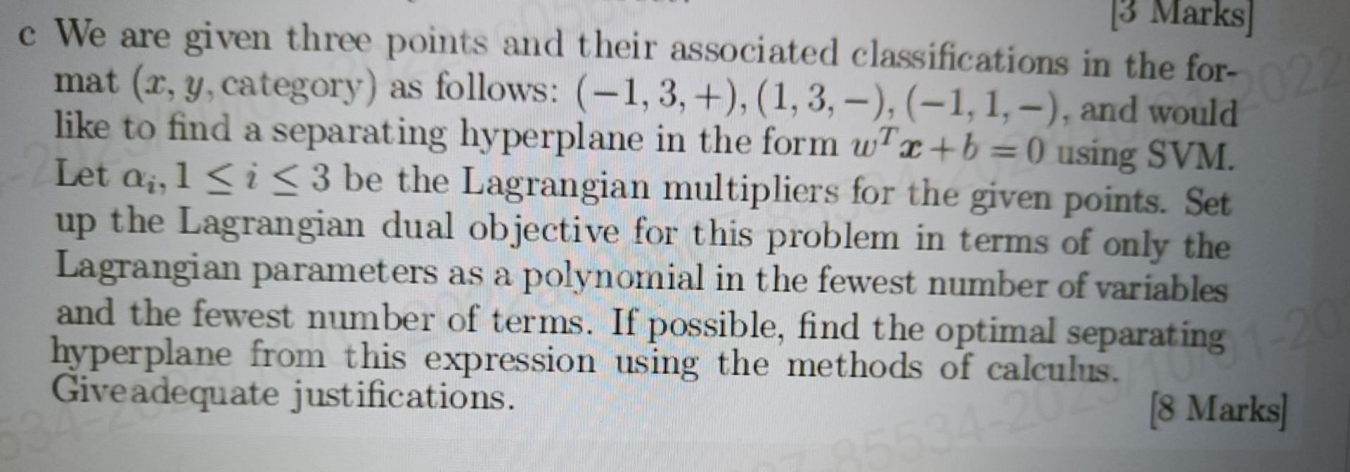 Solved a A data scientist works on a problem on N>10000 data | Chegg.com