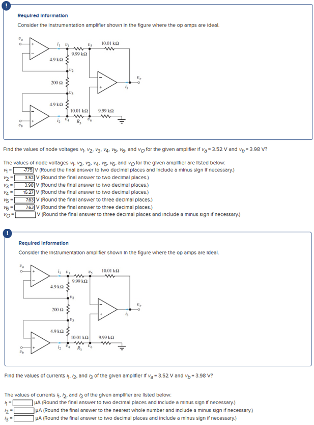 Solved Required InformationConsider the instrumentation | Chegg.com