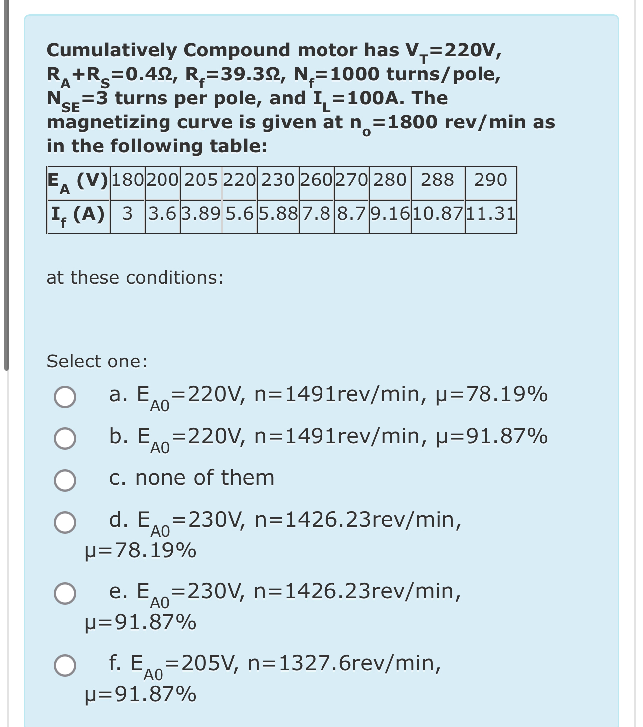 Cumulatively Compound motor has | Chegg.com