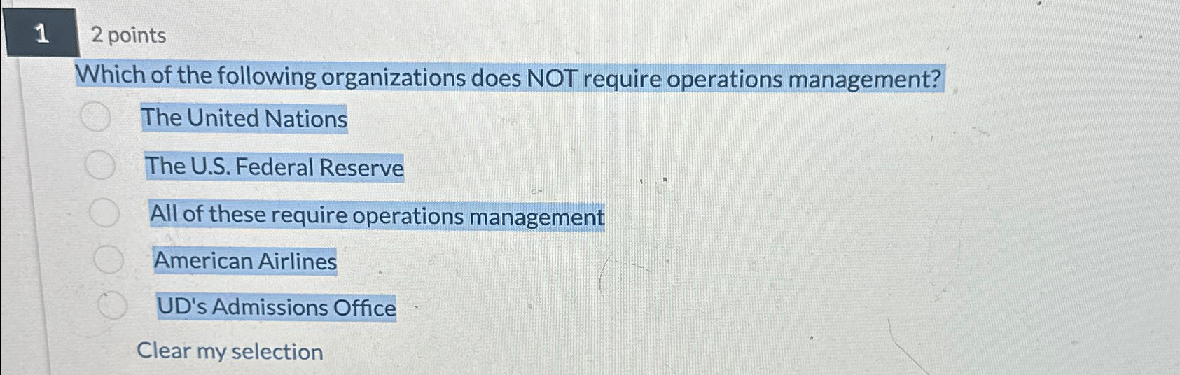 Solved 12 ﻿pointsWhich of the following organizations does | Chegg.com