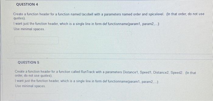 Solved Create a function header for a function named | Chegg.com