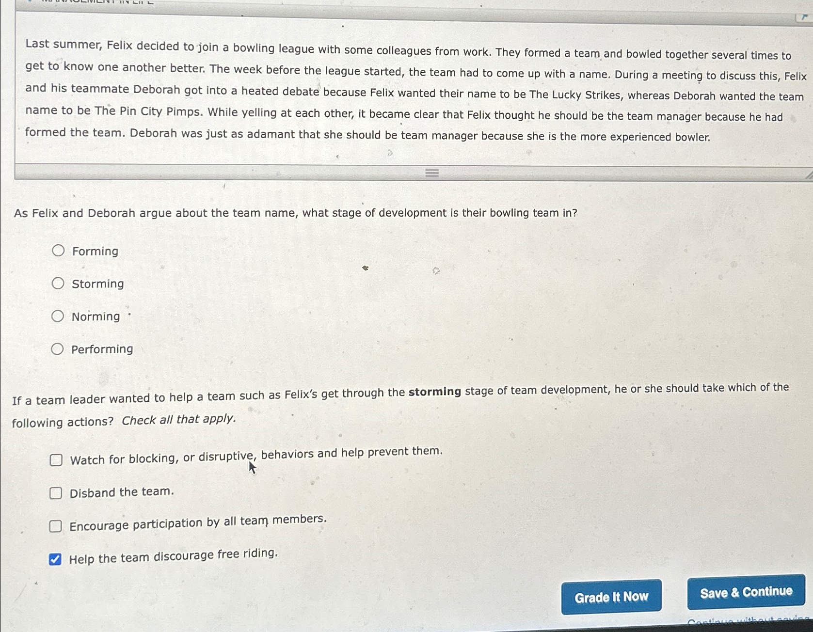 Solved Last summer, Felix decided to join a bowling league | Chegg.com