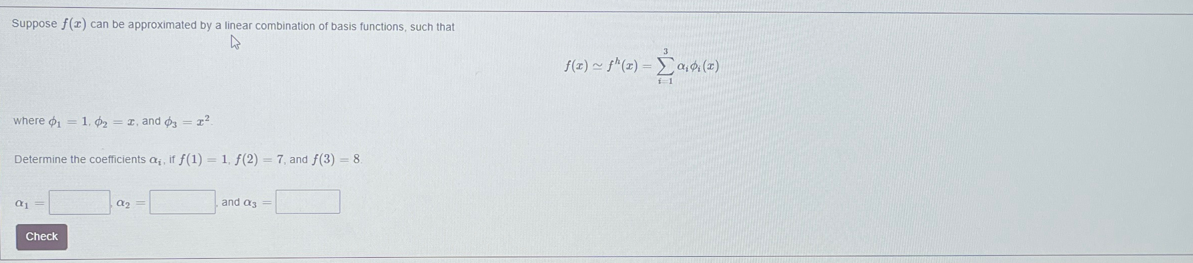Solved Suppose f(x) ﻿can be approximated by a linear | Chegg.com