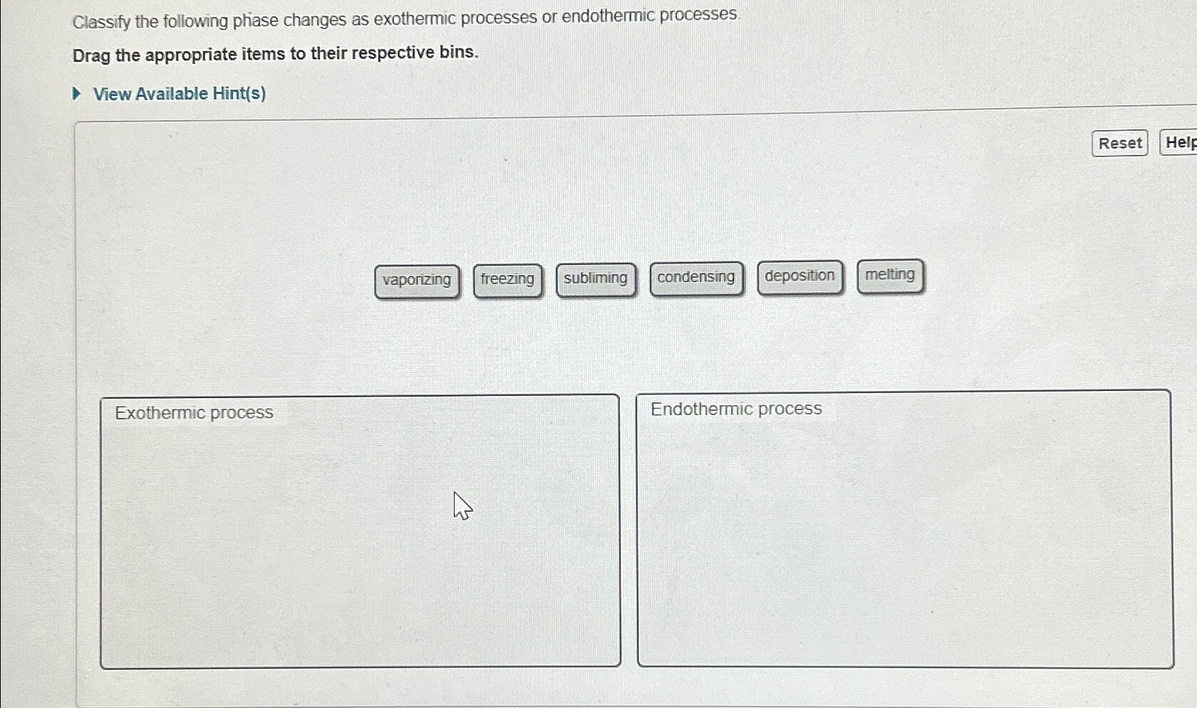 Solved Drag the appropriate items to their respective | Chegg.com