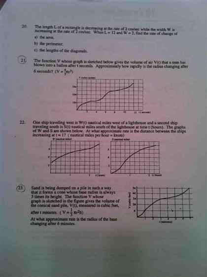 The length L of a rectangle in decreasing at the rate | Chegg.com