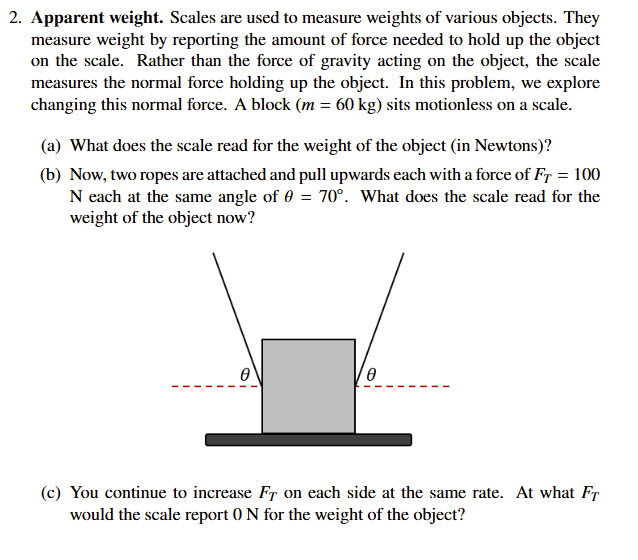 Solved Scales are used to measure weights of various | Chegg.com
