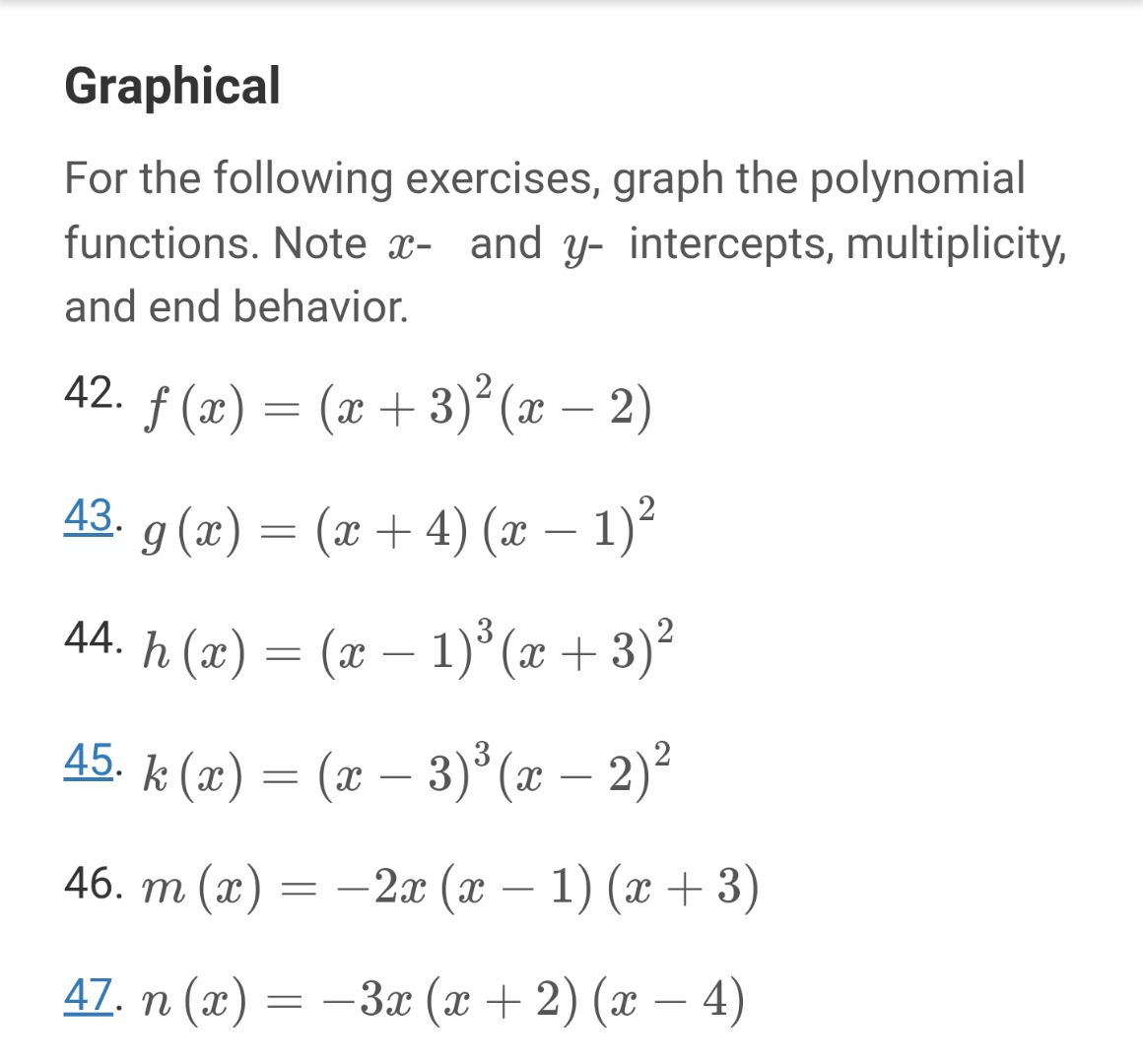 Solved Graphical For the following exercises, graph the | Chegg.com