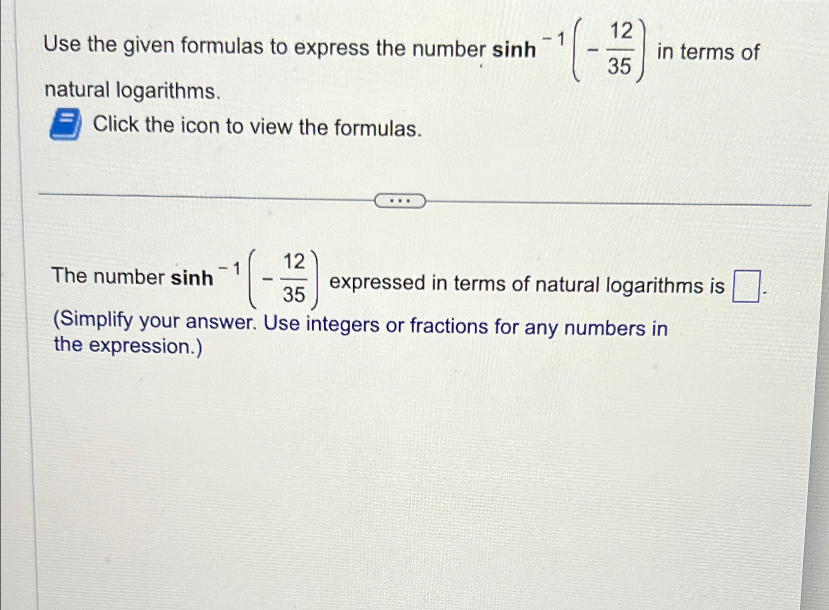 Solved Use the given formulas to express the number | Chegg.com
