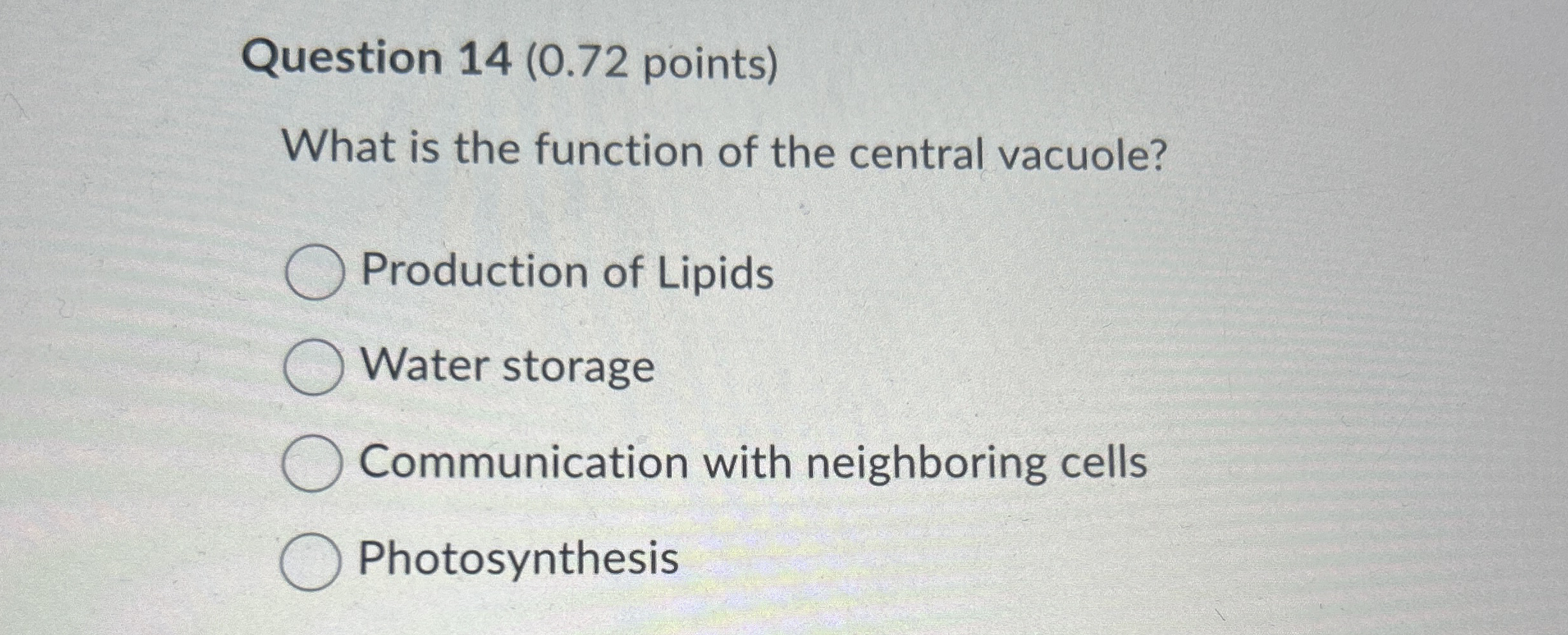 Solved Question 14 ( 0.72 ﻿points)What is the function of | Chegg.com