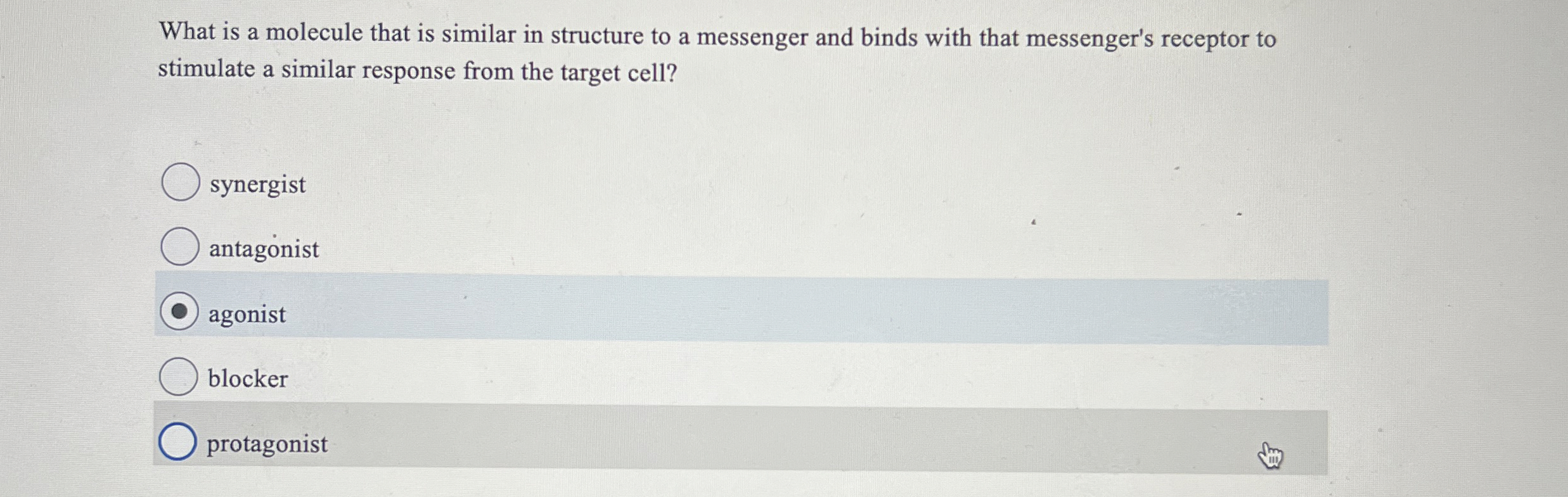 Solved What is a molecule that is similar in structure to a | Chegg.com