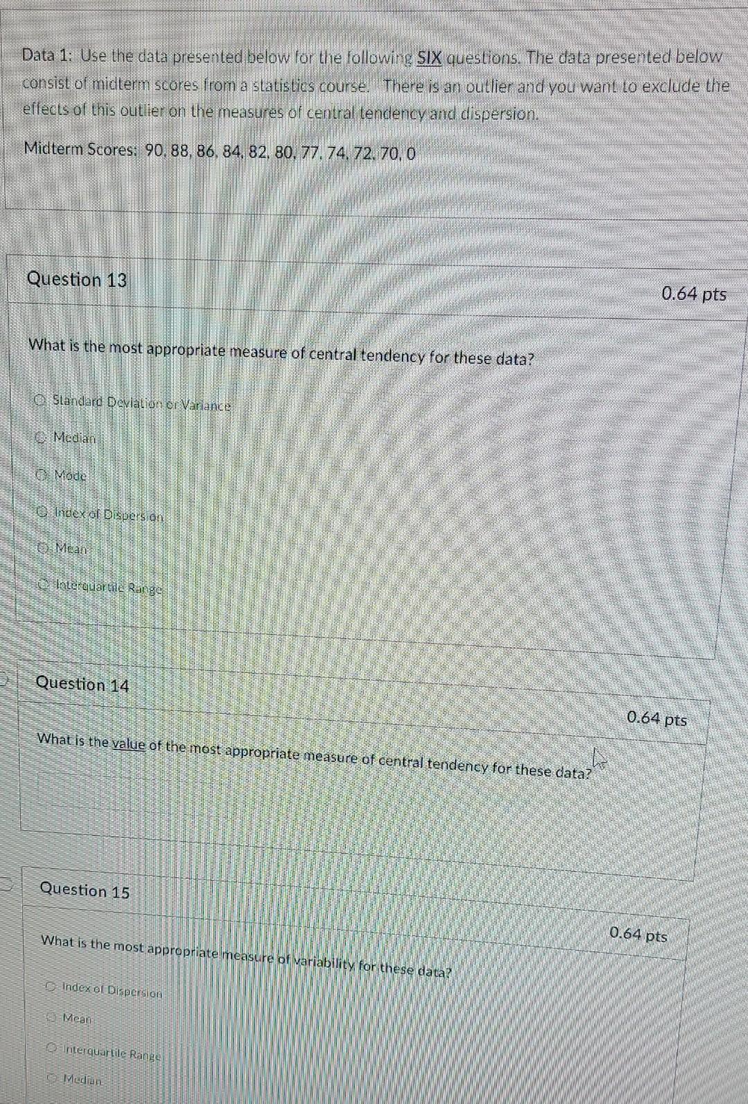 Solved Data 1: Use the data presented below for the | Chegg.com