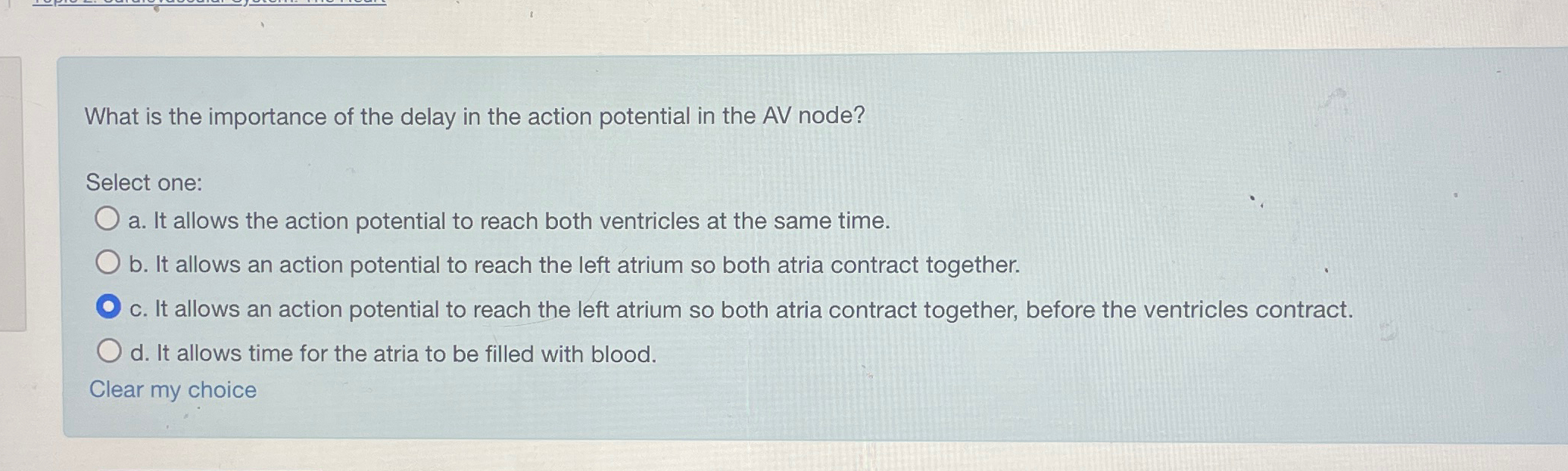 Solved What is the importance of the delay in the action | Chegg.com