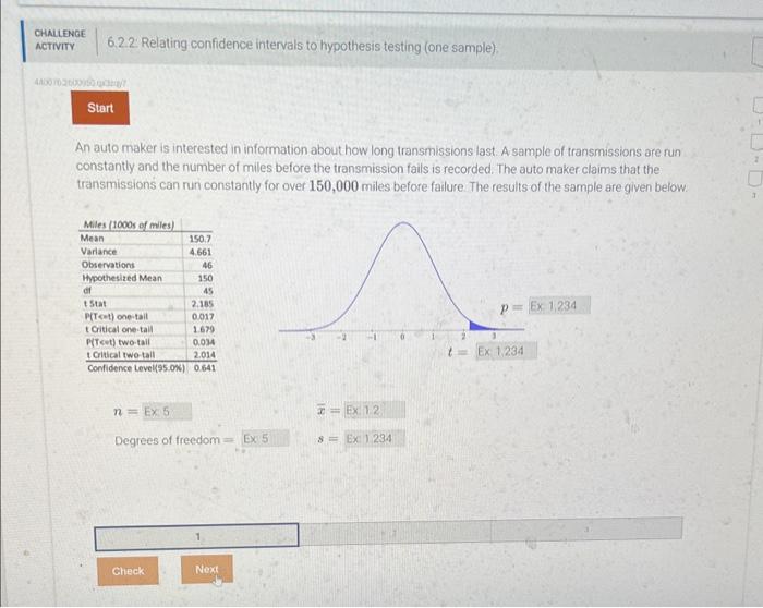 Solved An auto maker is interested in information about how | Chegg.com