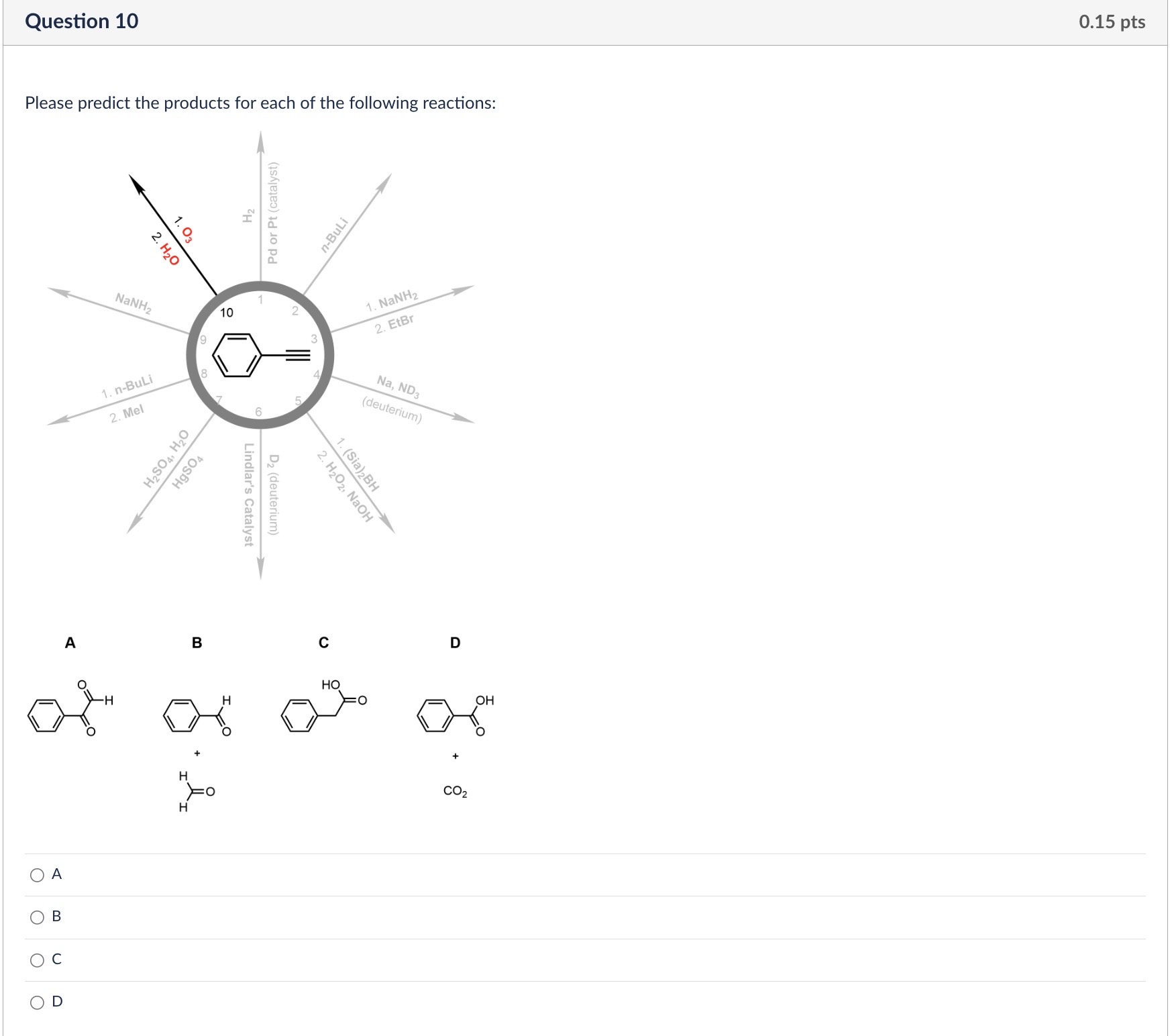 Solved Please predict the products for each of the following | Chegg.com