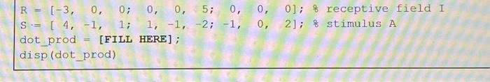 Solved I need help writing a code thar computes "dot | Chegg.com