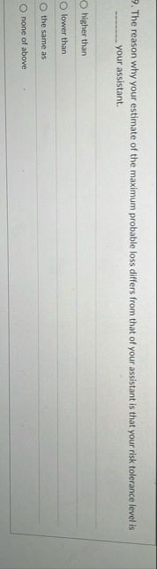 Solved The reason why your estimate of the maximum probable | Chegg.com