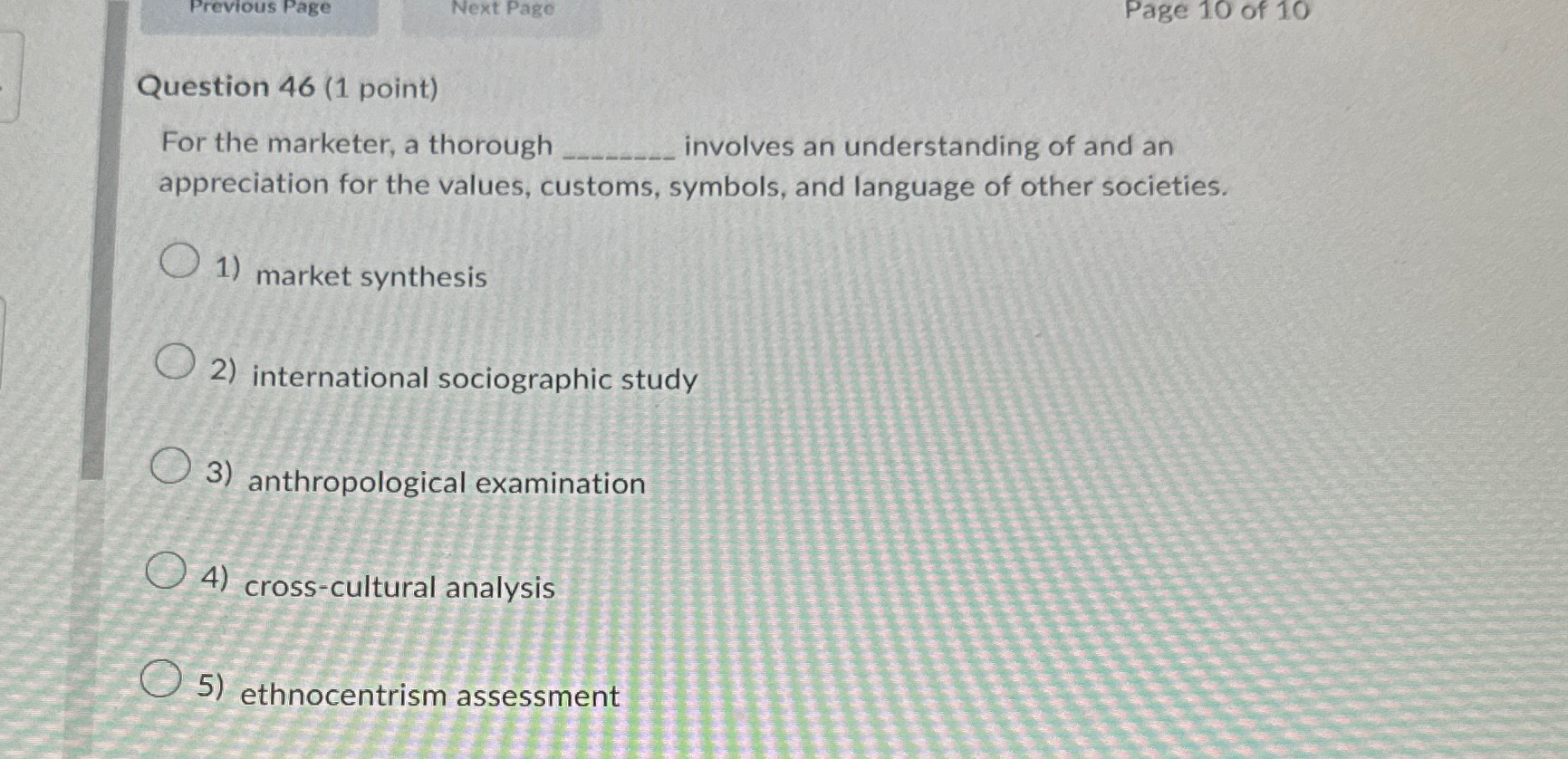 Solved Previous PageNext PagePage 10 of 10Question 46 (1 | Chegg.com Solved Previous PageNext PagePage 10 of 10Question 46 (1 | Chegg.com