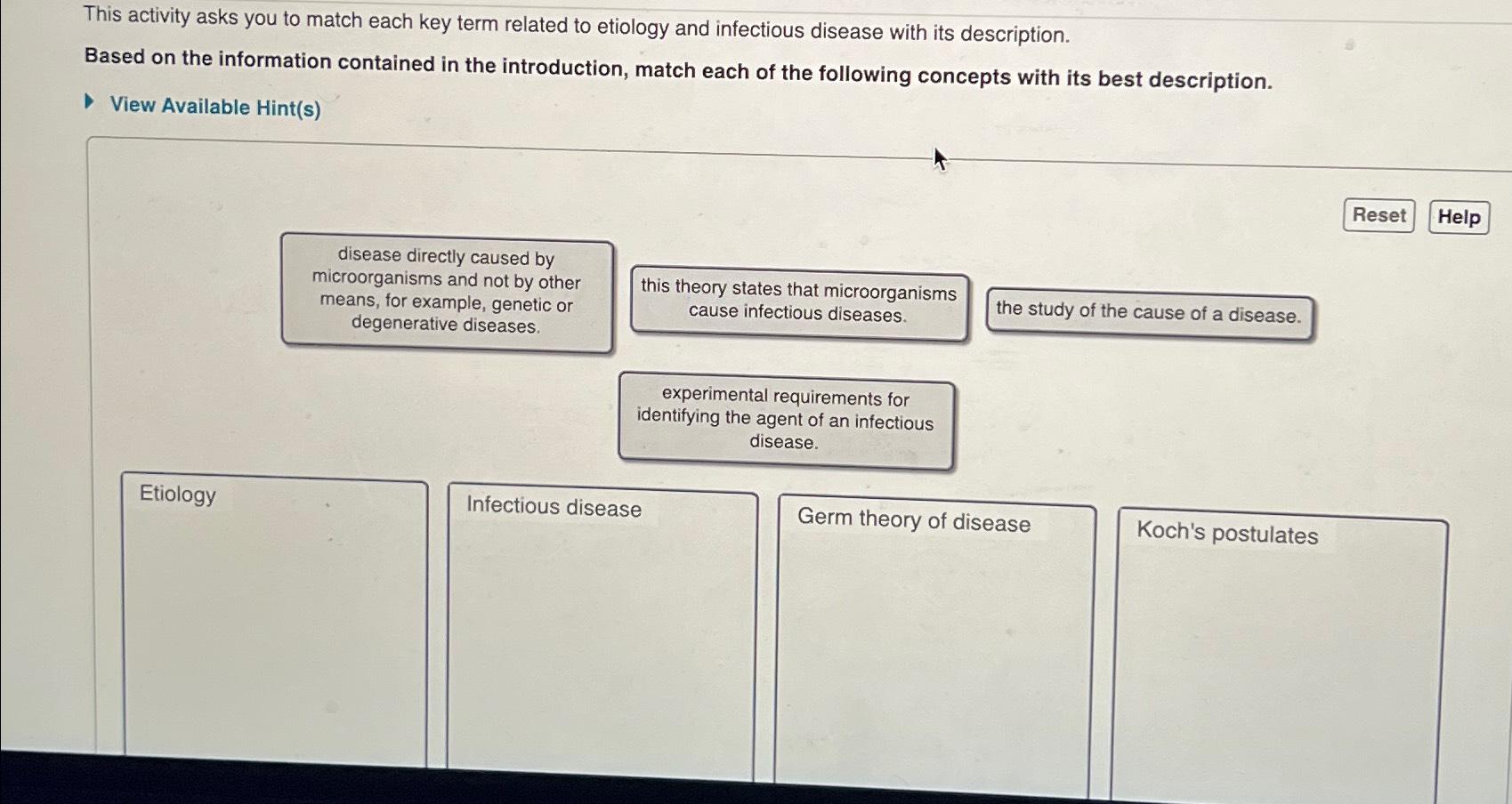 Solved This activity asks you to match each key term related | Chegg.com