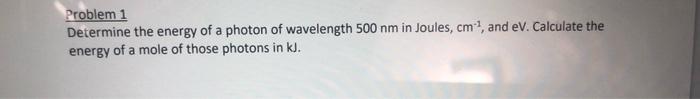 Solved Problem 3 To What Speed Must An Electron Be