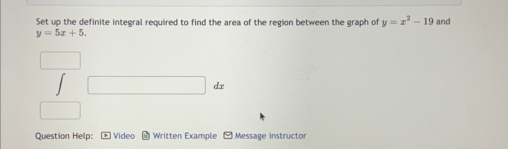 Solved Set up the definite integral required to find the | Chegg.com