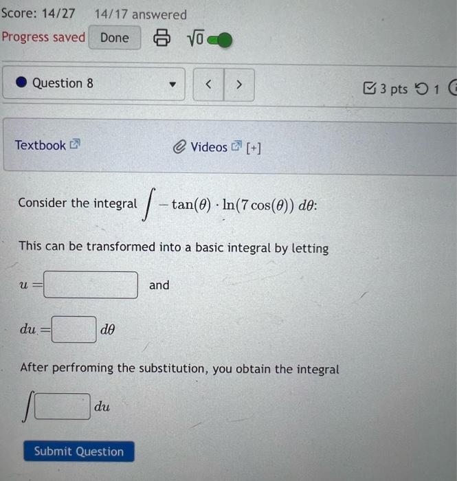 Solved 1−2 Integrals Resulting in Inverse Trig Functions | Chegg.com