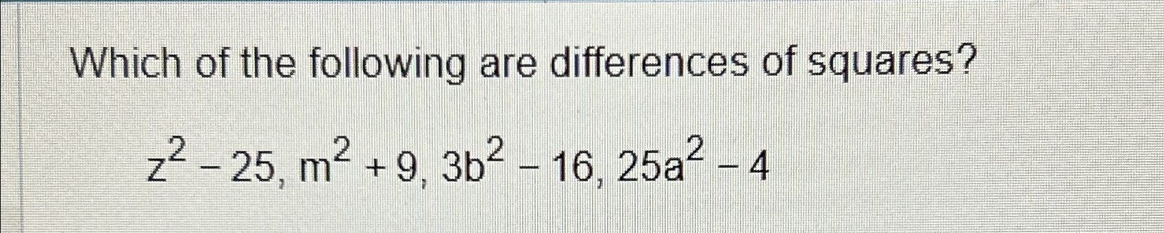 Solved Which of the following are differences of | Chegg.com