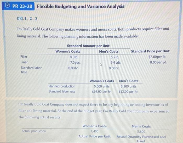Solved Problem 23-2B Required 1: Calculate the DM \& DL | Chegg.com