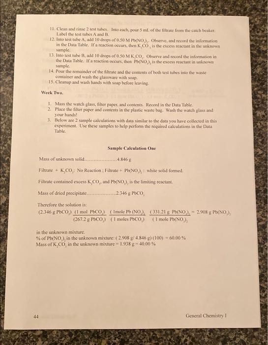 1 Write The Balanced Molecular Equation For The