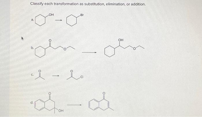 Solved Classify each transformation as substitution, | Chegg.com