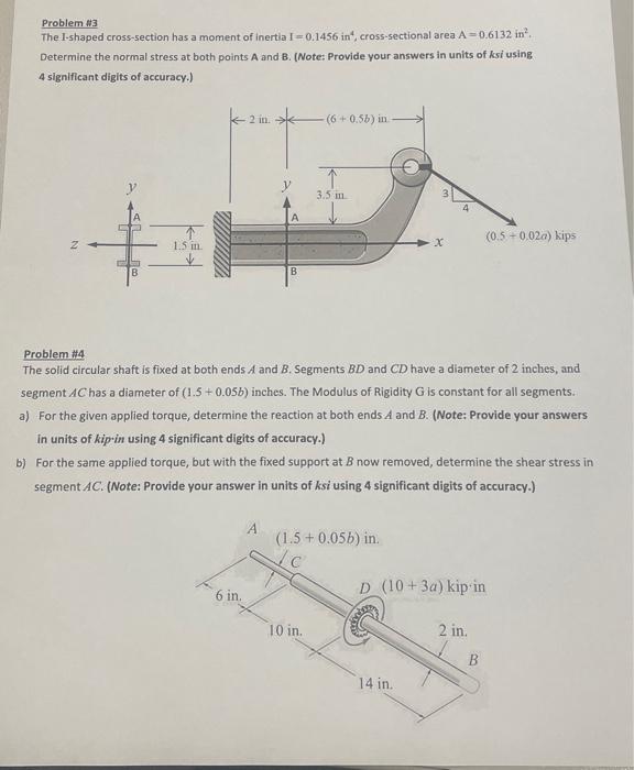 Solved Problem N3 The l-shaped cross-5ection has a moment of | Chegg.com