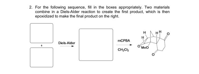 Solved 2. For the following sequence, fill in the boxes | Chegg.com
