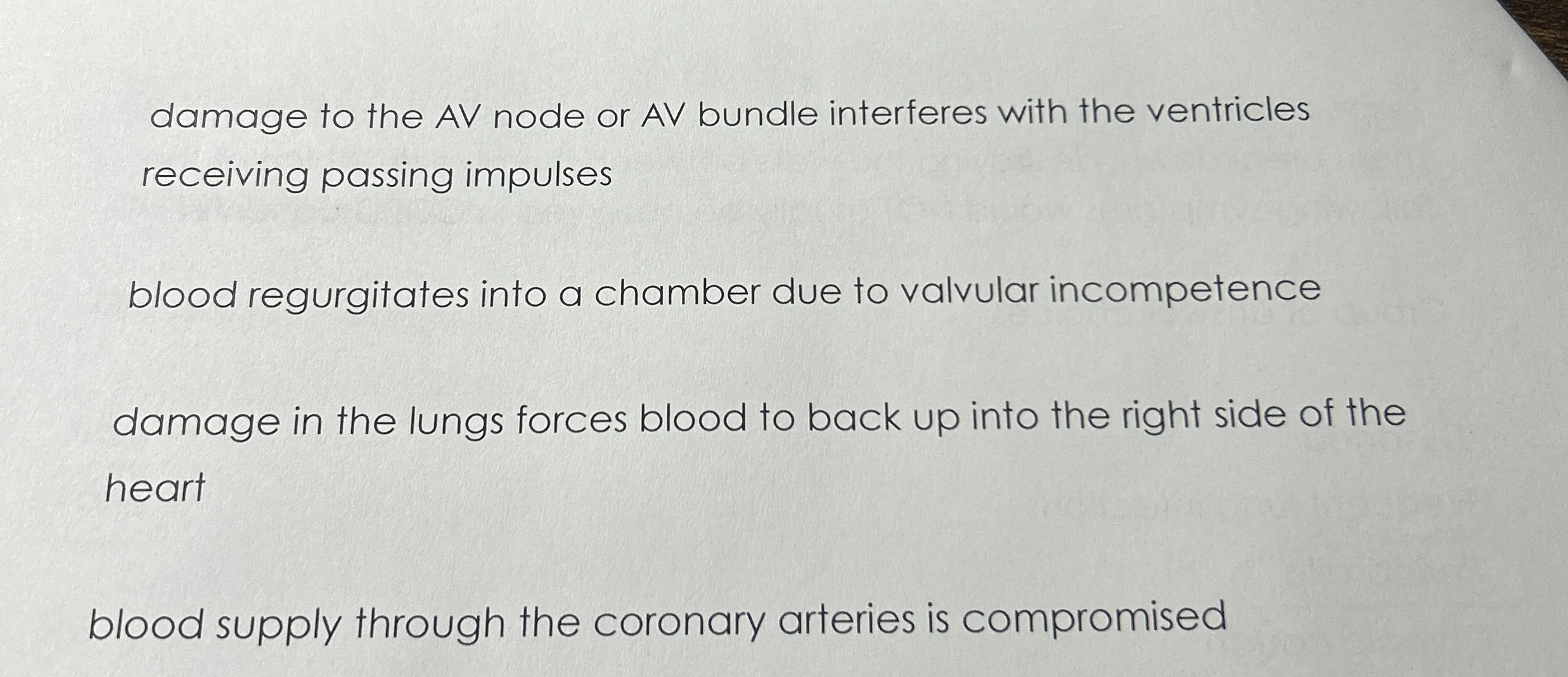 Solved A heart block occurs when damage to the AV node or AV | Chegg.com