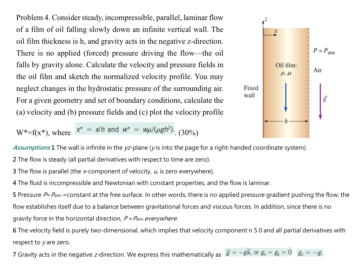 Solved Problem 4. ﻿Consider steady, incompressible, | Chegg.com