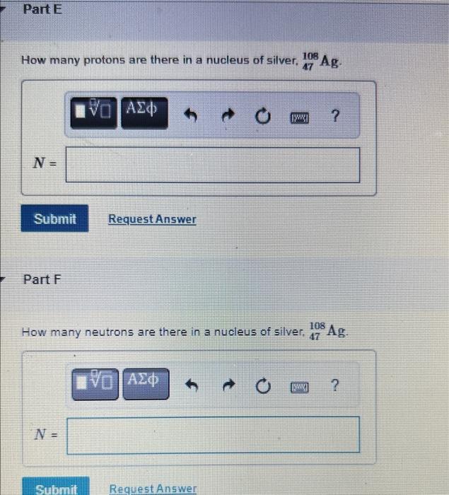 Solved How many protons are there in a nucleus of silver, | Chegg.com