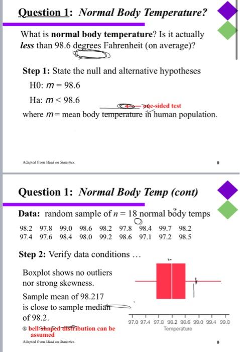 Solved What is normal body temperature? Is it actually less | Chegg.com